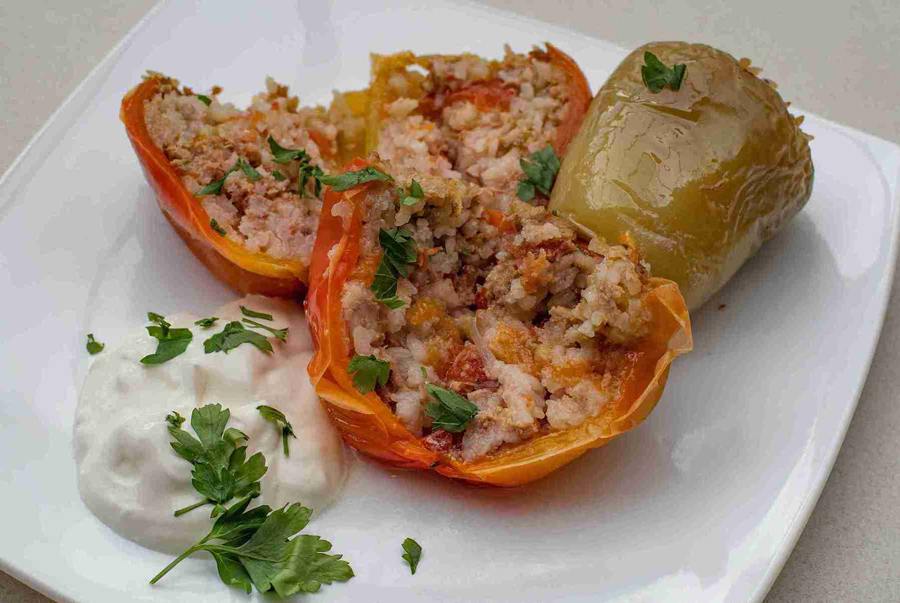 Stuffed Peppers from the BBQ - Flavorful and perfectly grilled